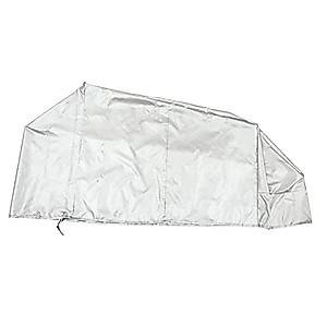 Happyyami Snow Plow Cover Wear-Resist Blower Cover Lawn Mower Cover Electric Snow Thrower Cover Snow Shovel Cover Riding Mower Cover Fabric Snow Blower Cover Gazebo Shade Oxford Cloth