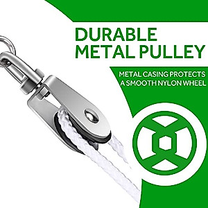 YPCBYNBS Shoulder Pulley,Over The Door Rehab Exerciser for Physical Therapy & Rotator Cuff Recovery