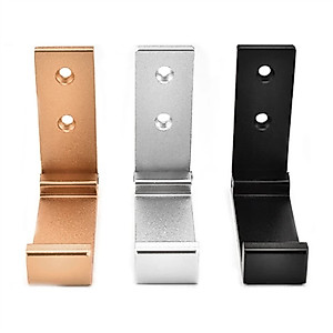 Headphone Stand/Headset Holder Headphone Holder Stand Foldable Wall Hanger Clothes Hook Bracket for Headset Display Support Mount Earphones Accessories PC Gaming Headset Stand ( Color : Black )