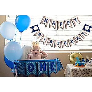 Baseball Birthday Banner,Baseball Party Decorations,Party Garland, Birthday Decorations