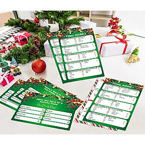 Christmas Feud Games, Friendly Feud Games, Family Activity, Family Games for Game Night, Baby Shower Game, Party Supplies for Adults, Xmas Holiday Party Game and Activity Decorations (f001)