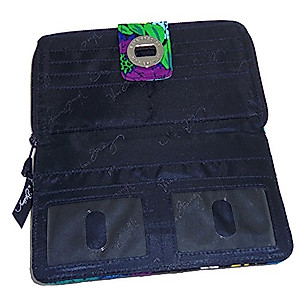 Vera Bradley Turnlock Wallet (Midnight Blues)