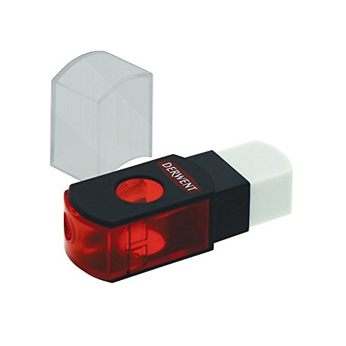 Derwent Pencil Sharpener with Eraser, Dual 2 in 1 (2302376)