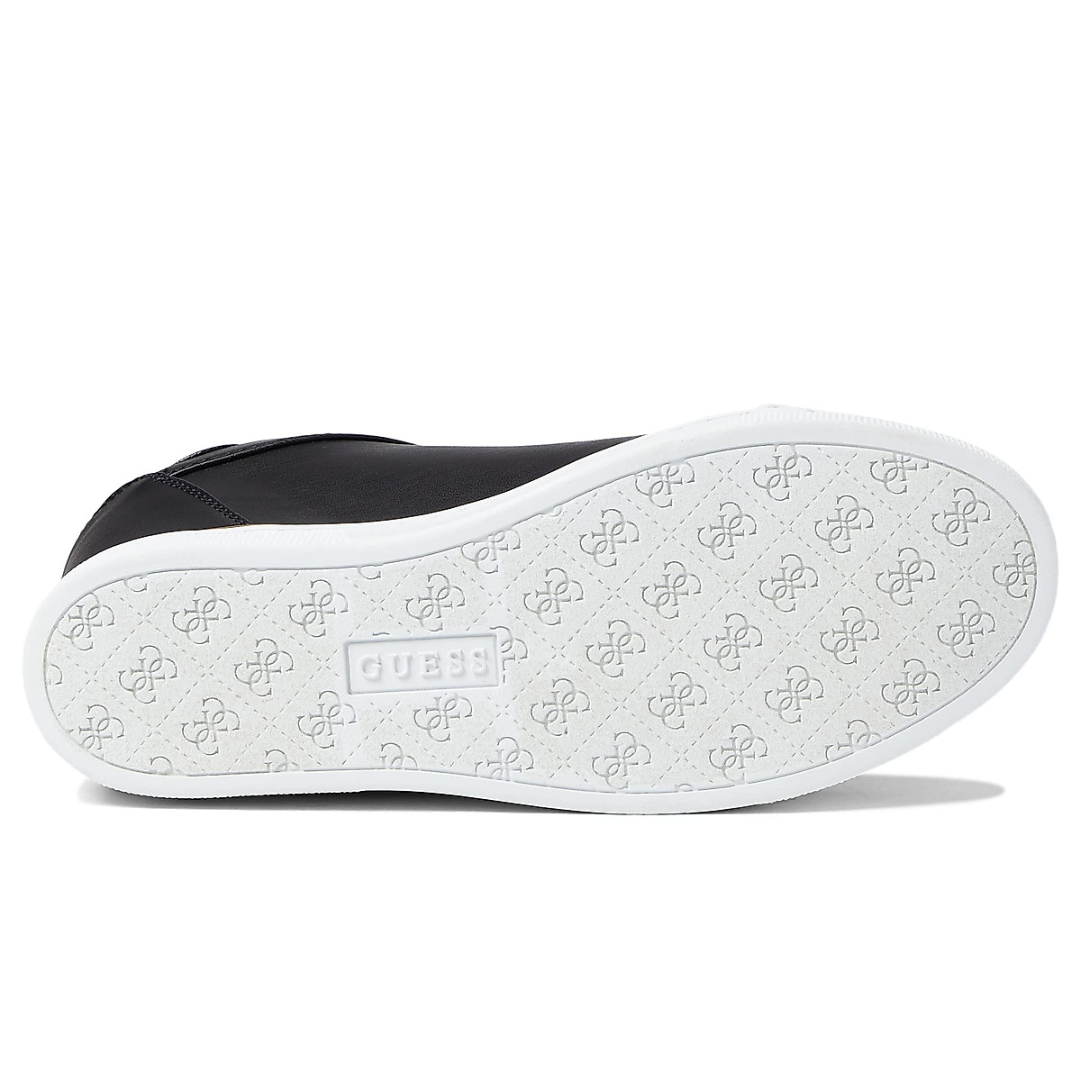 GUESS Women's Faster Sneaker, Black, 8