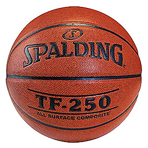 Spalding Basketball TF-250 Professional Basketball Spalding Basketball || Basketball with Pump || Basketball Combo || Basketball Size 6-7 Basketball for Men Full Size (7 Without Pump)