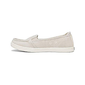 Roxy womens Minnow Slip on Shoe Sneaker, Oatmeal, 8 US