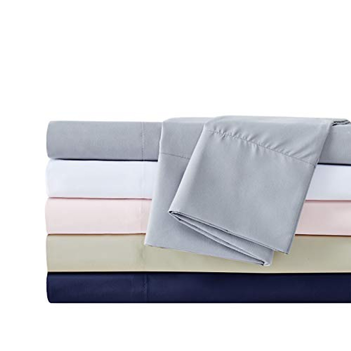 TRULY CALM HOME FOR HEALTH Antimicrobial Khaki Twin XL 3 Piece Sheet Set, Taupe (SS3829KHTX-4700)