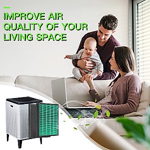 I clean Replacment Filter for Coway AIRMEGA Max 400/400s Air Purifier, Compare to Part # Max2 (Part Number 3111737)