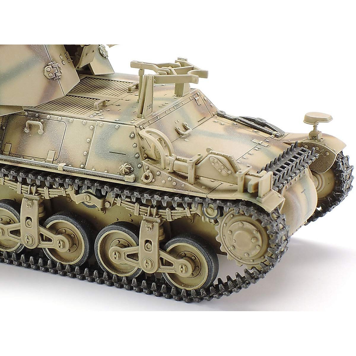 Tamiya 35370-000 1:35 German Sd.Kfz.135 Marten I Hunting Tank, Highly Model, Plastic Kit for Assembly, Detailed Replica, Unpainted, Brown