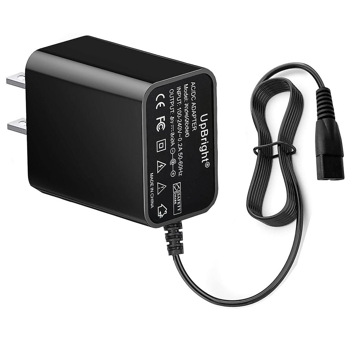 UpBright 2-Prong 5V AC/DC Adapter Compatible with PetTech PT0G1 PTOG1 PTOGI Pet Tech Dog Pet Grooming Kit Rechargeable Battery Cat Pets Hair Clipper Cordless 5VDC 1000mA 5VDC 1A Power Supply Charger