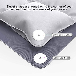 Duvet Cover Snaps Metal 16 Pcs