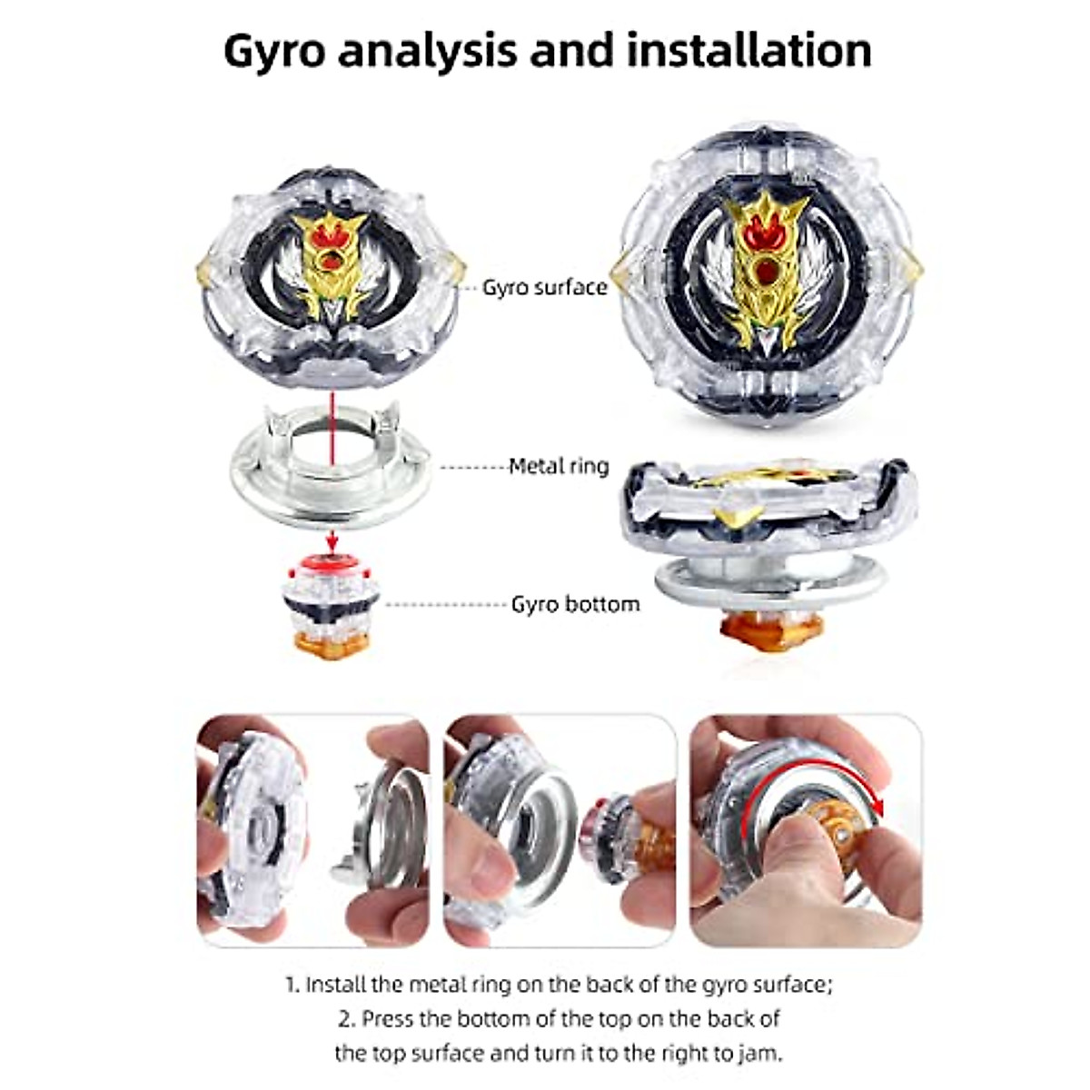 Battling Tops Burst Dynamite Battle B-192 Booster Greatest Raphael.Ov.HXt+' Over High Xtend with Launcher