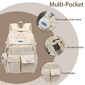 BASICPOWER Laptop Backpack, College Middle School Bookbags Large Capacity Lightweight for Girls BoysTravel