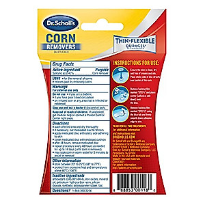 Dr. Scholl's Corn Remover With Duragel Technology, Removes Corns Fast And Provides Cushioning Protection Against Shoe Pressure And Friction For All-Day Pain Relief (Packaging May Vary), 6 Count