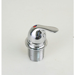 Scandvik 10500P Compact Single Lever Shower Control Mixer Chrome Finish