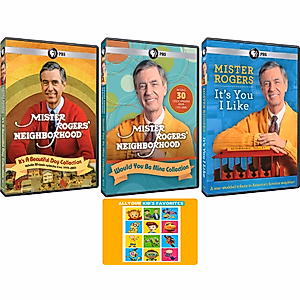 Mister Rogers' Neighborhood: Original PBS TV Series Complete 60 Episodes and Tribute DVD Collection with Bonus Art Card