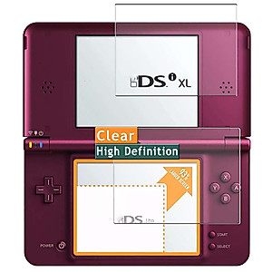 Vaxson 4-Pack Screen Protector, compatible with Nintendo DSI XL TPU Film Protectors Sticker [ Not Tempered Glass ]