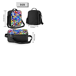OYAMBE Cartoon Backpack Travel Backpack Lunch Box Casual Daypack Backpack 3d Backpack Laptop Backpack