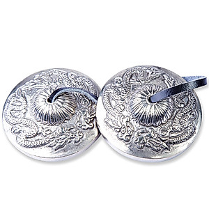 Large Tibetan Singing Bowl and Tingsha Bell Combo