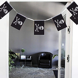 Juvale Pirate Birthday Banner Flags (80 ft.)