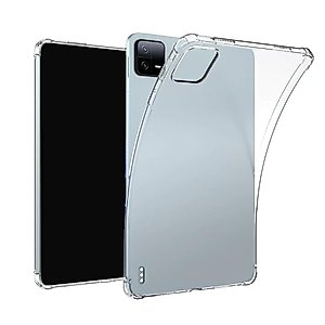 Xiedeai Case for Xiaomi Pad 6 - Shockproof Drop Soft Clear TPU Protective Shell Cover Case for Xiaomi Pad 6/Xiaomi Pad 6 Pro 11 inch Tablet 2023
