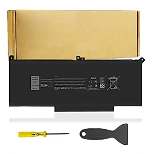 Futurebatt F3YGT Laptop Battery for Dell Latitude 7480 7390 7280 7290 7380 7490 E7280 E7480 E7490 12 7000 13 7000 14 7000 Series F3YGT 2X39G DM3WC 0DM3WC