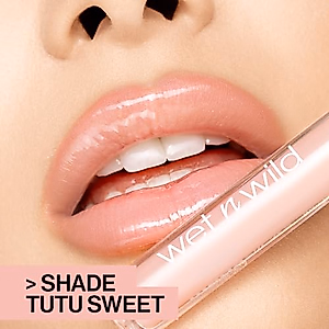 wet n wild Mega Slicks Lip Gloss | Long Lasting | Hyaluronic Acid | High Shine | Champagne Please