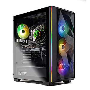 Skytech Gaming Chronos Gaming PC Desktop – AMD Ryzen 7 5800X 3.8 GHz, RTX 3080, 1TB NVME Gen4 SSD, 16G DDR4 3200, 850W Gold PSU, 360mm AIO, AC Wi-Fi, Windows 10 Home 64-bit