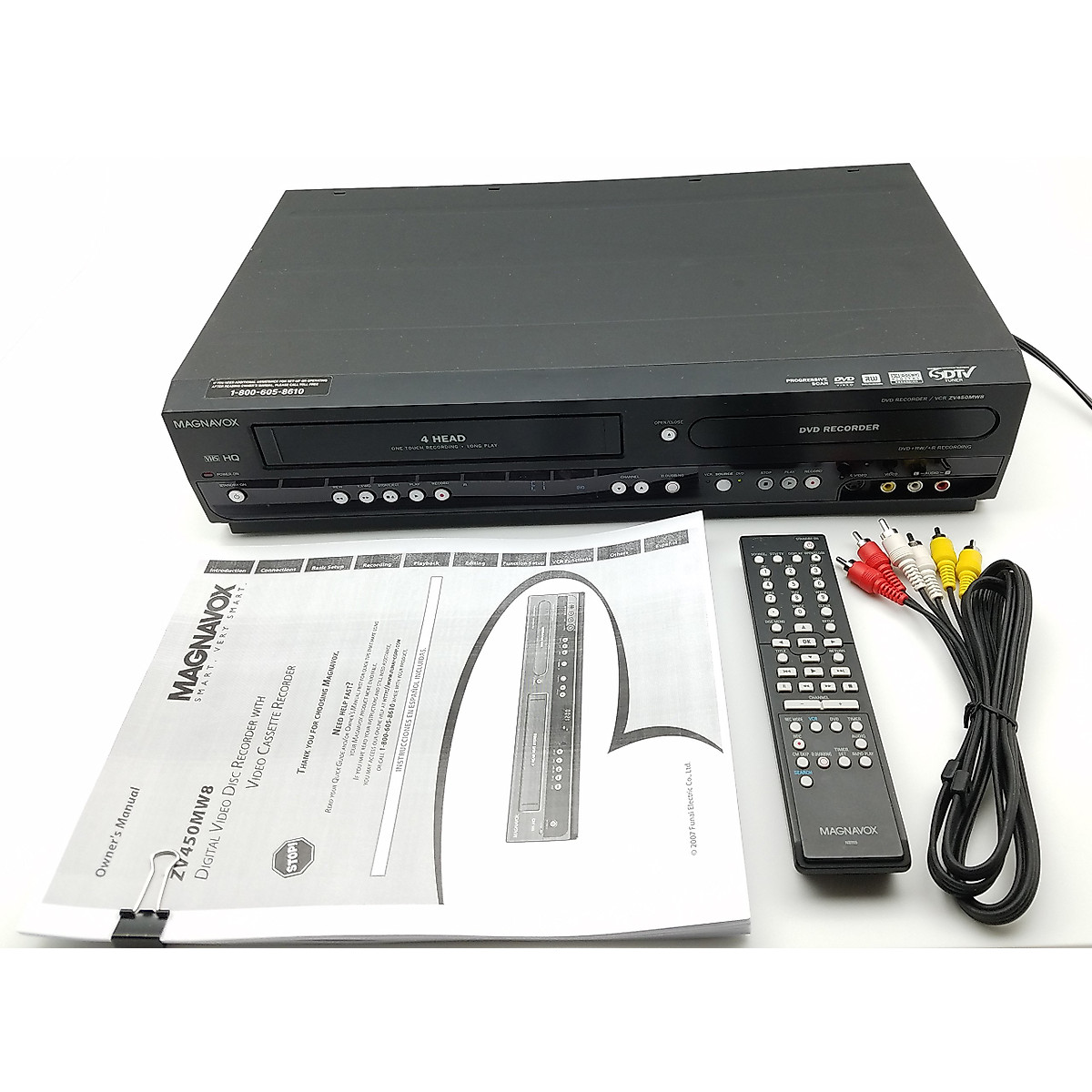 Magnavox ZV450MW8 DVD Recorder and VCR Combo with Digital Tuner [Electronics]