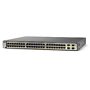 Cisco WS-C3750G-48TS-E Catalyst 3750G 48-Port Gigabit Ethernet Switch (Renewed)