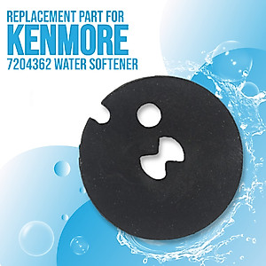 (4-Pack) TonGass Water Softener Venturi Gasket (Part No. 7204362) - Replaces 7082582, 7163663, 7190547 and 7176195 - Compatible with Ecodyne, K, K Elite and Whirlpool