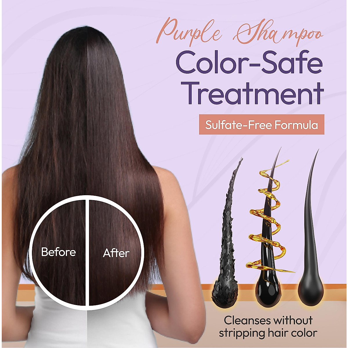 Nora Ross Garlic Shampoo with Chamomile Scent for Normal to Dry Hair, Thickening & Volumizing Formula, All Natural Care against Excess Hair Loss - 32 Oz