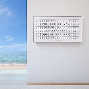 Vestaboard Message Board - Limited Edition White - Inspire From Anywhere With The Beautiful 42” Split-Flap Display