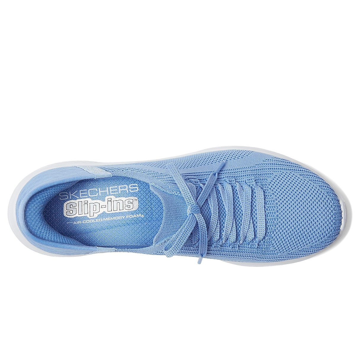 Skechers Women's Hands Free Slip-ins Ultra Flex 3.0-Brilliant Path Sneaker, Periwinkle=PERI, 10