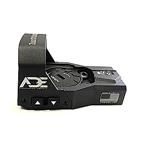 ADE Zantitium RD3-015 Red Dot Sight + Rear Sight Optic Mounting Plate/Adapter for All Glock (Non-MOS,Non-Aftermarket Slide) Standard, Canik TP9SF and Taurus GX4/G3C/G3 with Factory Steel Sight Pistol