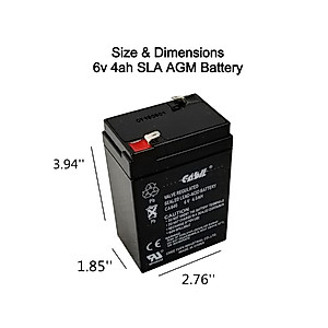 Casil 6V 4Ah Replacement Battery Compatible with Mule PE4-6