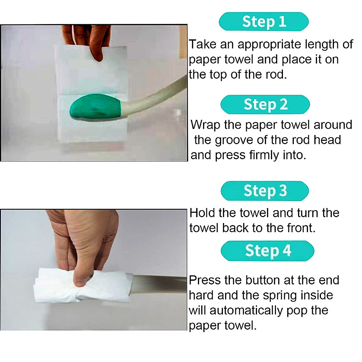 HENGXIA Wipe Assist, 15" Long Reach Comfort Wipe Holder, Ideal Self Wipe Assist Bottom Wiping Aid for Limited Mobilities, Extend Your Reach, Grips Toilet Paper or Pre-Moistened Wipes