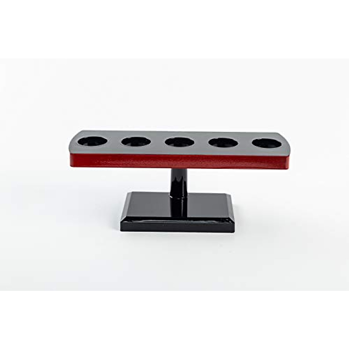 ASIAN HOME Japanese Style Temaki Sushi Roll Holder with Five Compartments Holes, Kitchen Dining Decor Display Stand, Restaurant Supply Serveware (9.4" x 3.25" x 3.6")