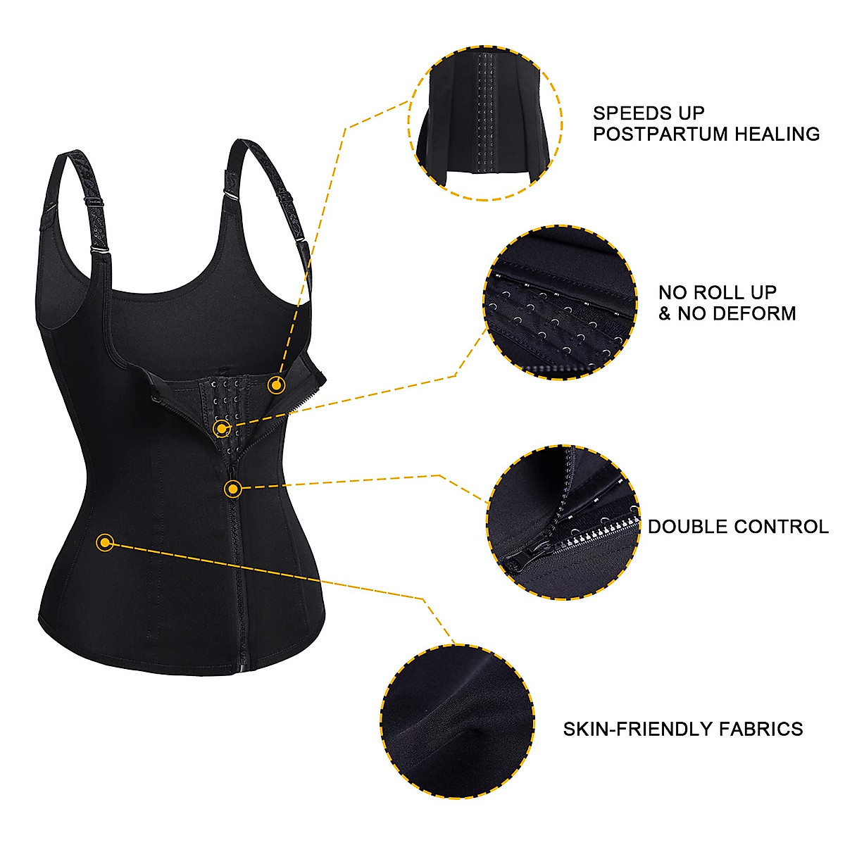 URSEXYLY Maternity Support Belt Postpartum Waist Trainer Shapewear Recovery Waist Cincher