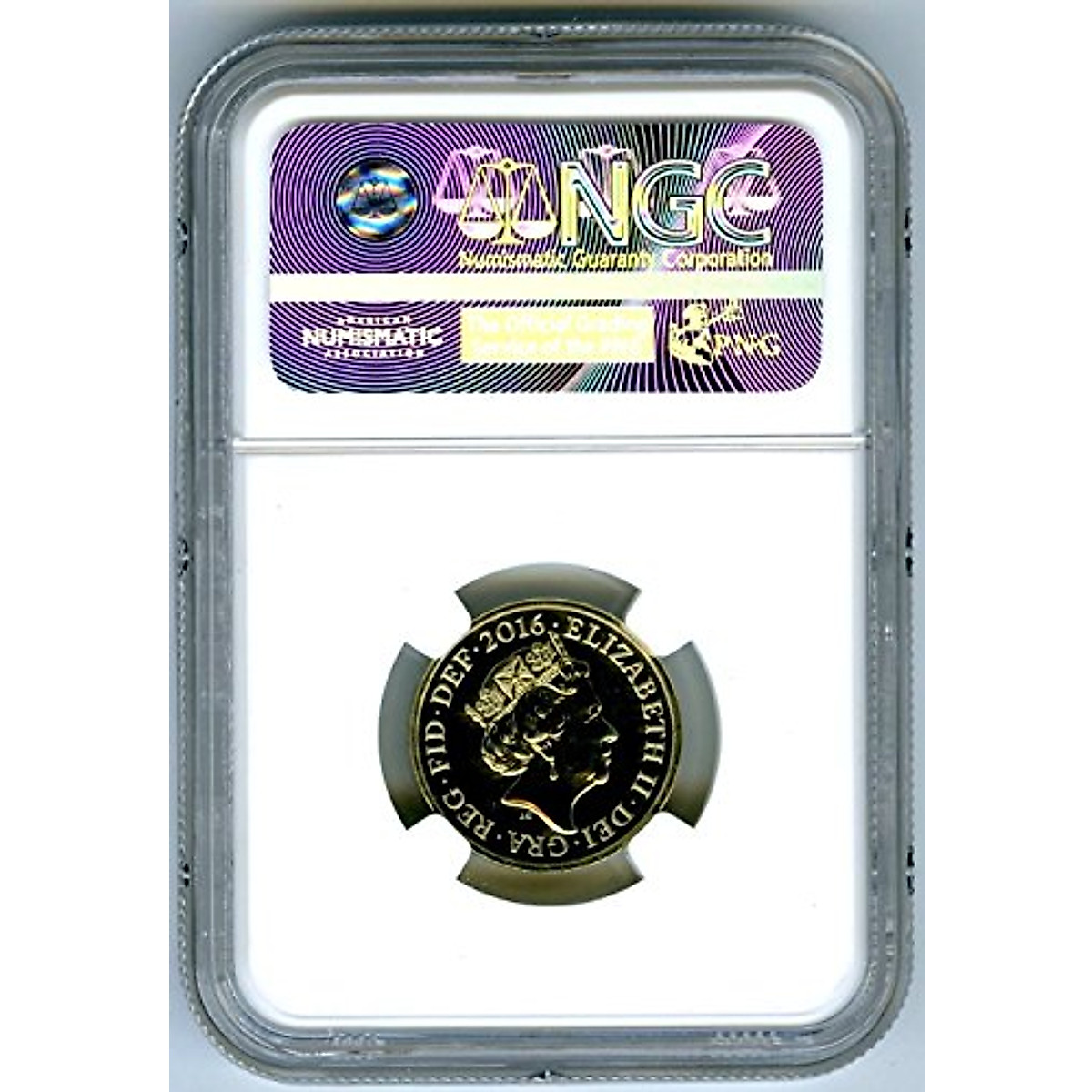 2016 UK GREAT BRITAIN LAST ROUND POUND FIRST RELEASES DEEP PROOF LIKE DPL PD MS67 NGC