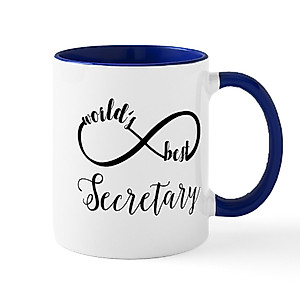 CafePress World's Best Secretary Mug Ceramic Coffee Mug, Tea Cup 11 oz