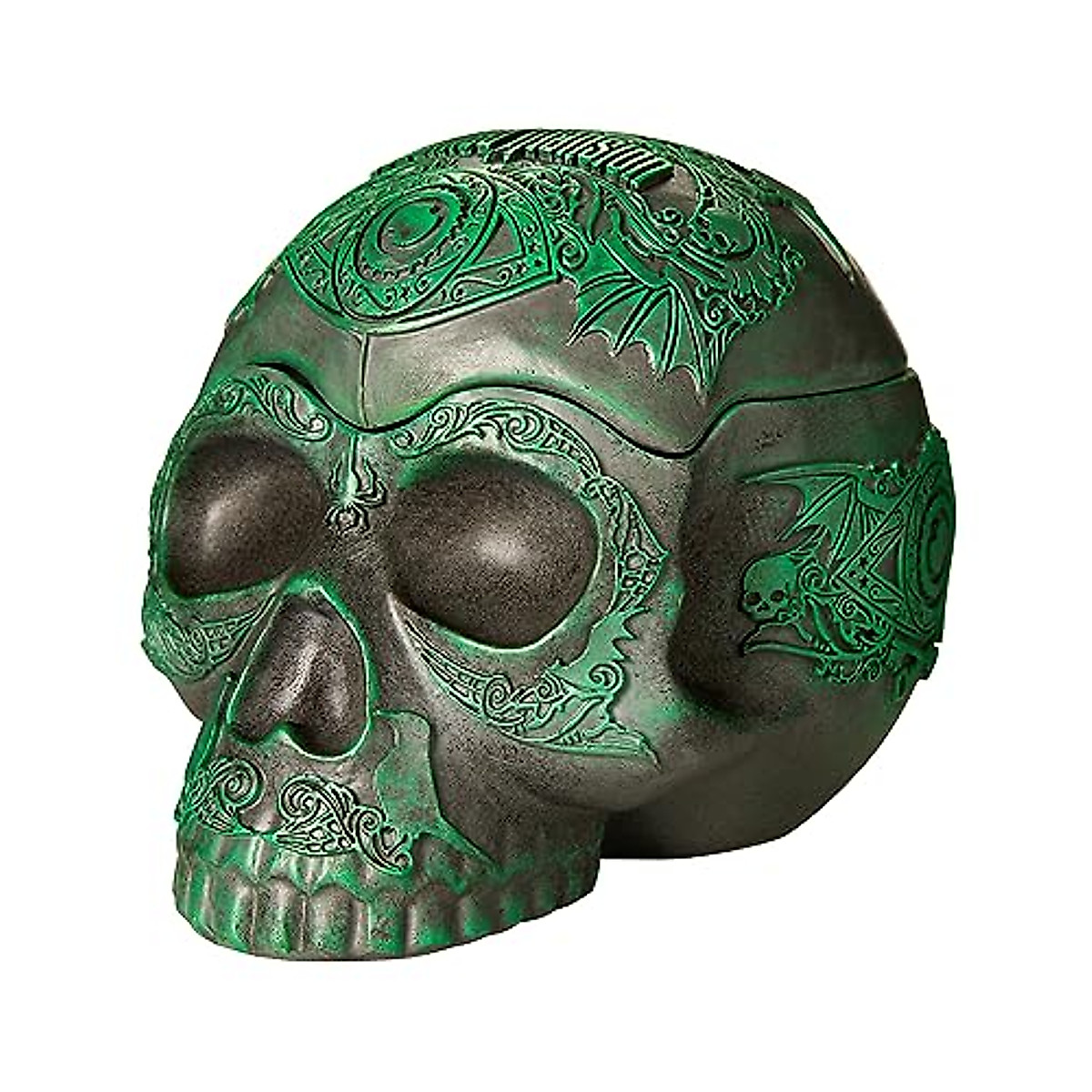 Spirit Halloween Disney's The Haunted Mansion Tabletop Skull | Officially Licensed | Home Décor | Horror Décor | Skull Decoration