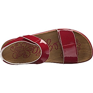 Alegria Playa Womens Sandal Duo Red Patent 6 M US