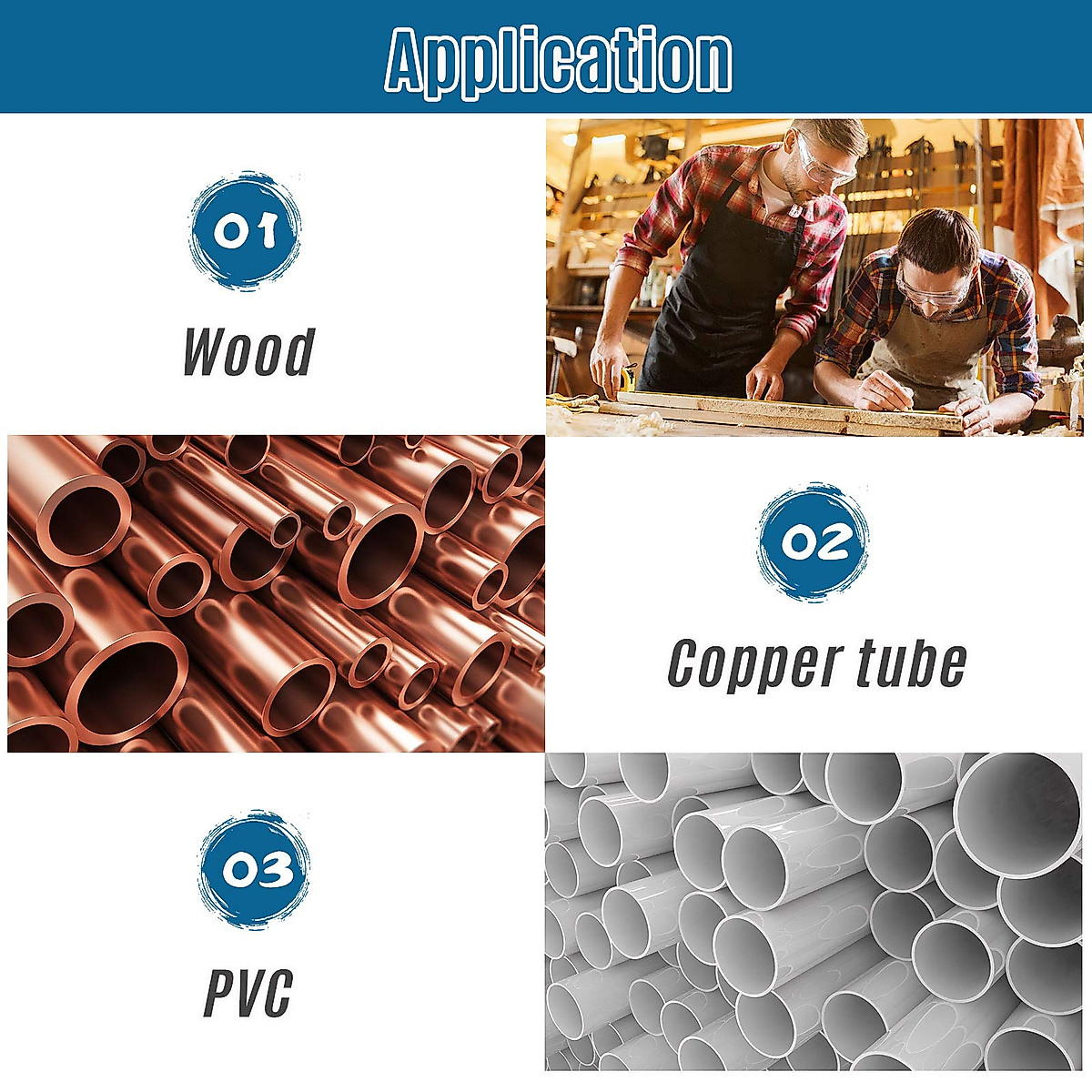20 Pieces Hacksaw Replacement Blades Metal Cutting Hacksaw Blades with 18 Teeth and 24 Teeth Per Inch (Orange Background with Bi-metal Letter)