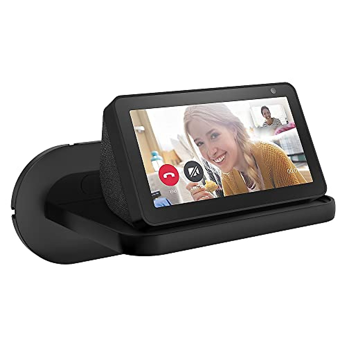 HomeMount Show5 Wall Mount - Space Saving Smart Home Wall Stand Holder Shelf Compatible with Speaker Show 5 (1st & 2nd Gen) Black