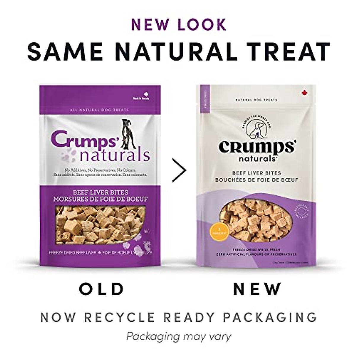 Crumps' Naturals Beef Liver Bites For Pets, 4.8-Ounce