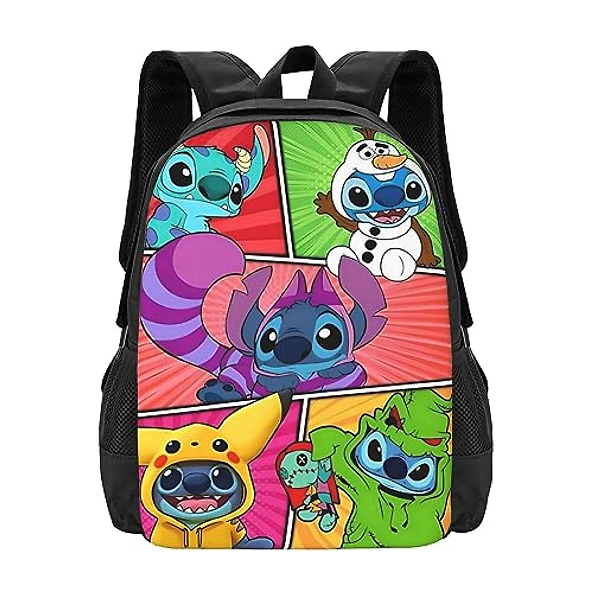 Cute Stitch Laptop Backpack Cartoon Anime 3d Printed Backpacks For Adults Travel Camping Hiking Daypack Multifunctional Shoulder Bag