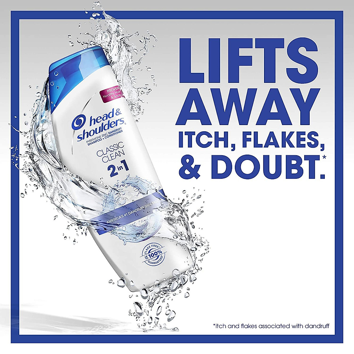 Head & Shoulders Shampoo Classic Clean 2-In-1 13.5 Ounce (400ml) (3 Pack)