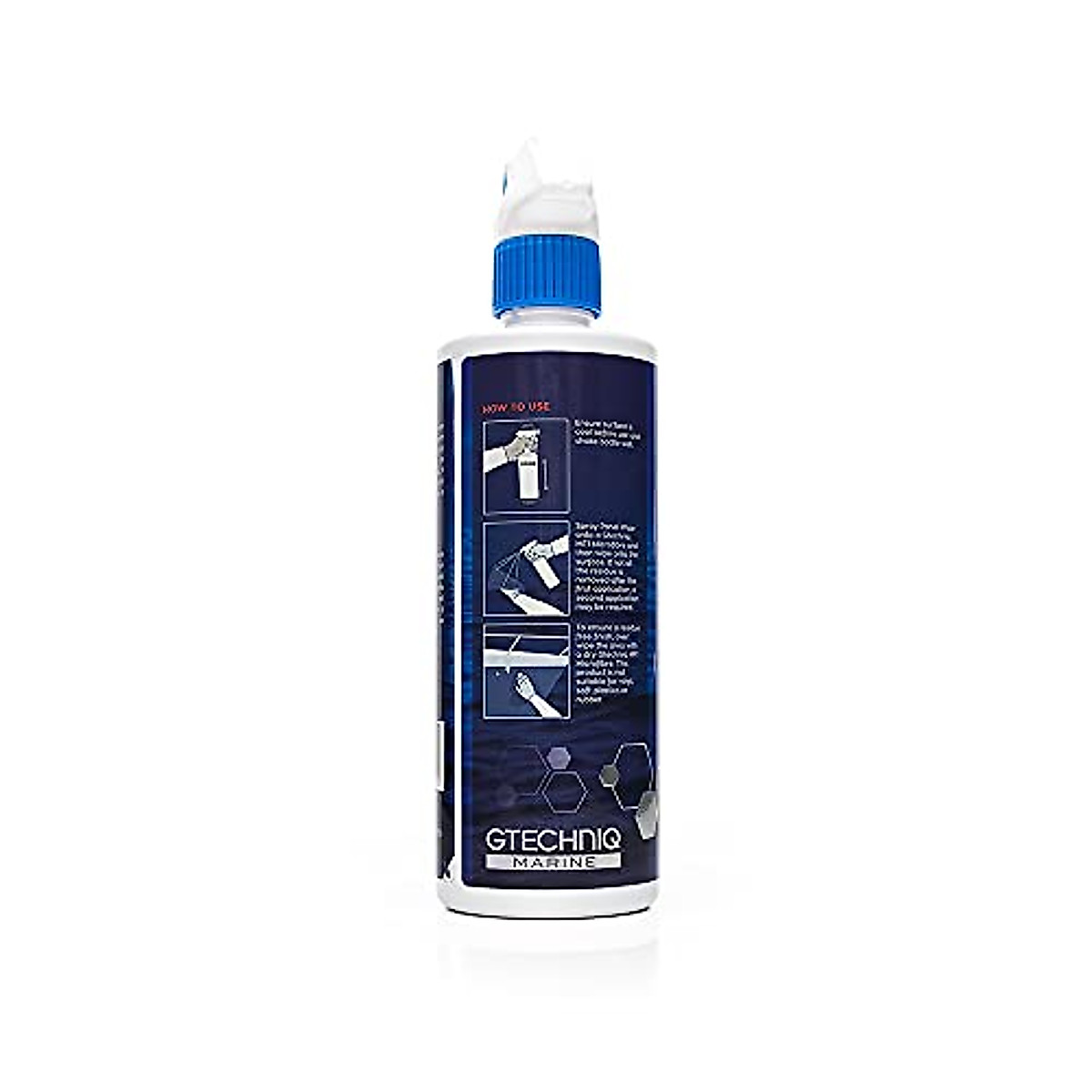 Gtechniq - Marine Panel Wipe - Easily Remove All Polish Residue from Boat's Paintwork; Prepare Panels for Application of Chemically Bonding Coatings; Leaves Decontaminated Surface (500 milliliters)
