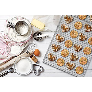 Mrs. Anderson’s Baking Half Sheet Baking and Cooling Rack, 16.5 x 11.75-Inches